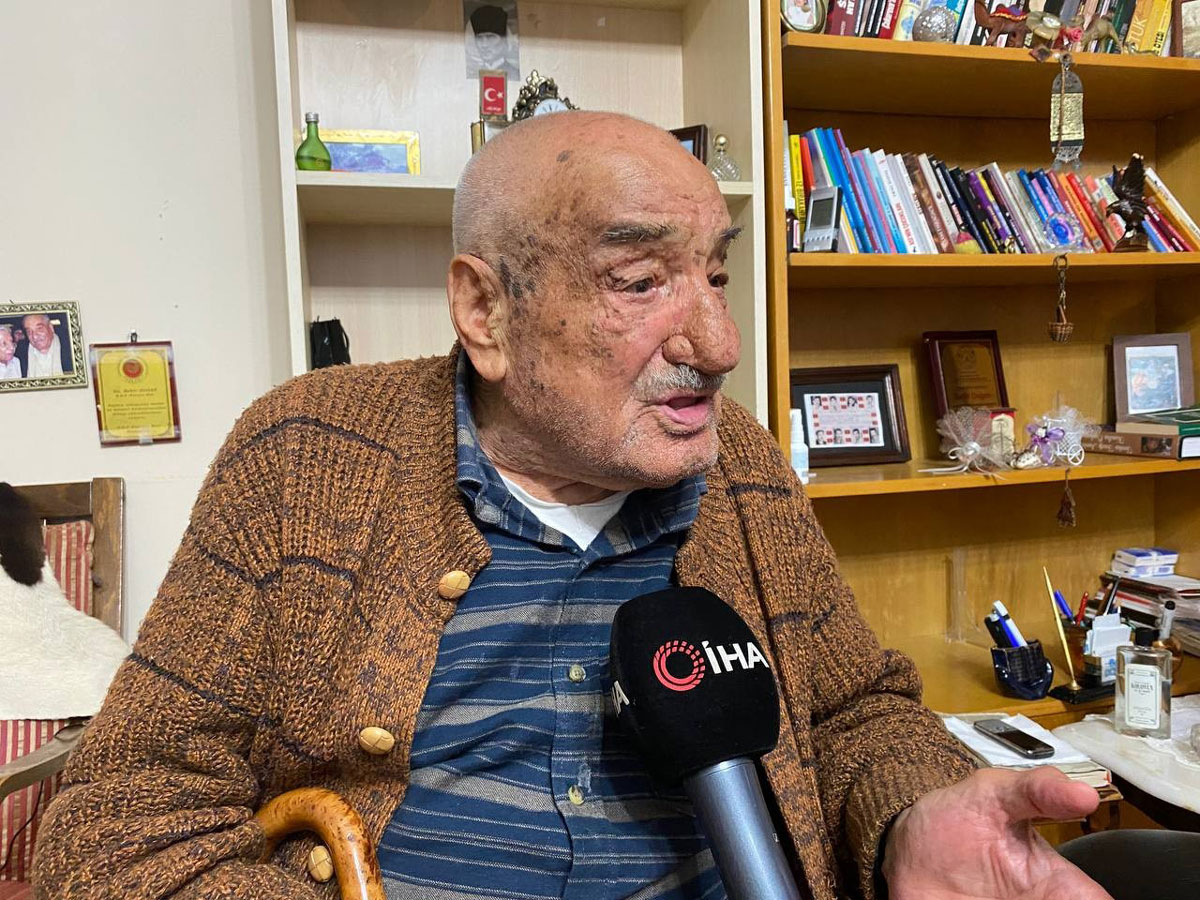 Boraltan Köprüsü faciasının 100 yaşındaki tanığı Bekir Doğan’dan Cumhurbaşkanı Erdoğan’a destek ...